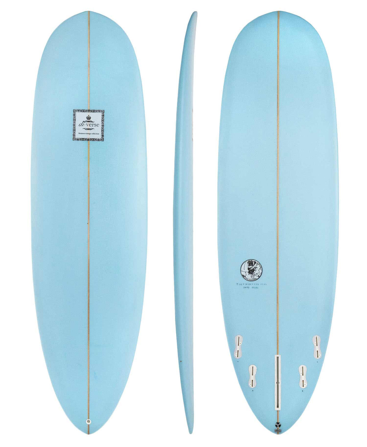 Mid Length Surfboards - Sideways