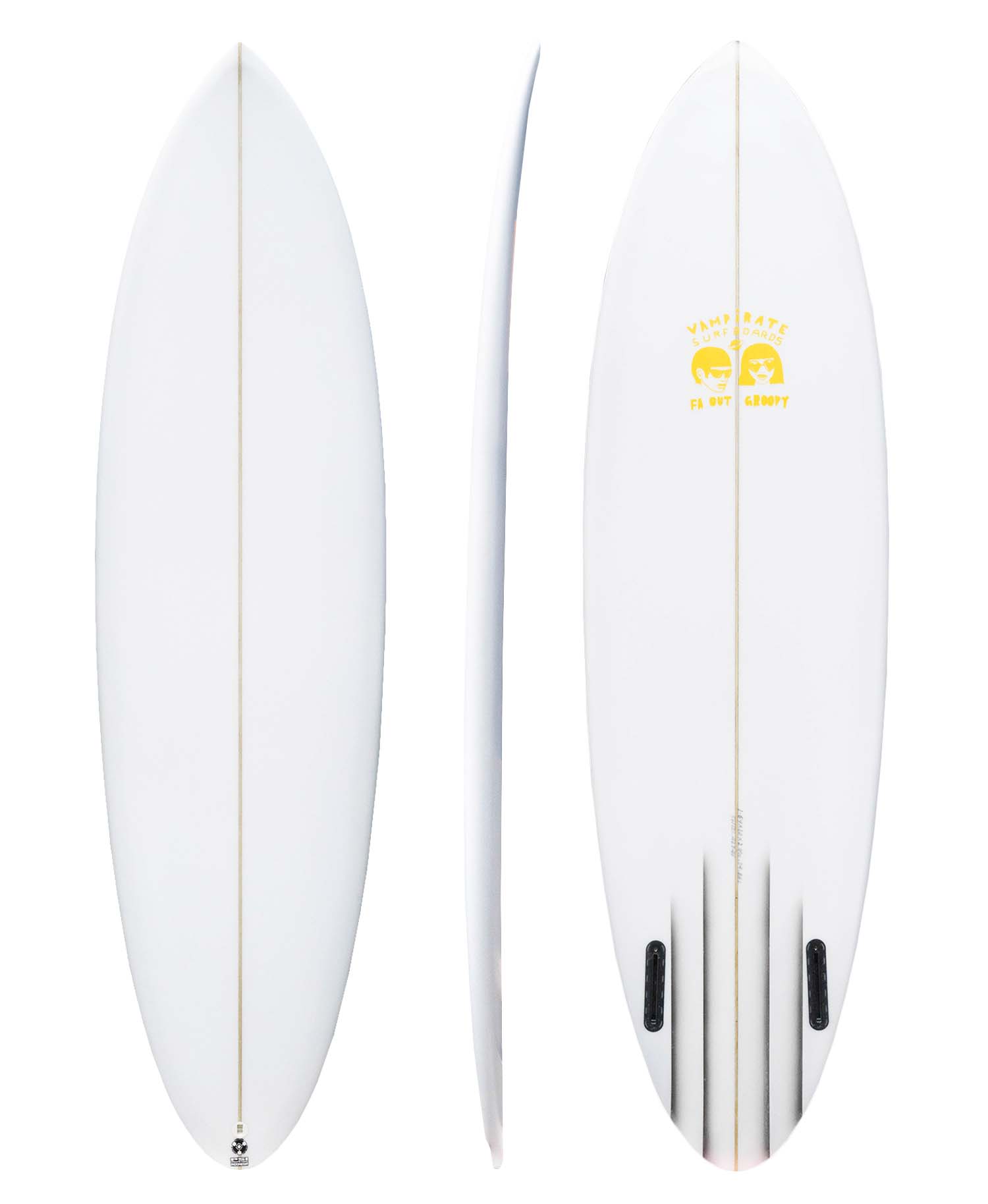 Vampirate 'Far Out Groovy' Twin Pin Surfboard – Sideways